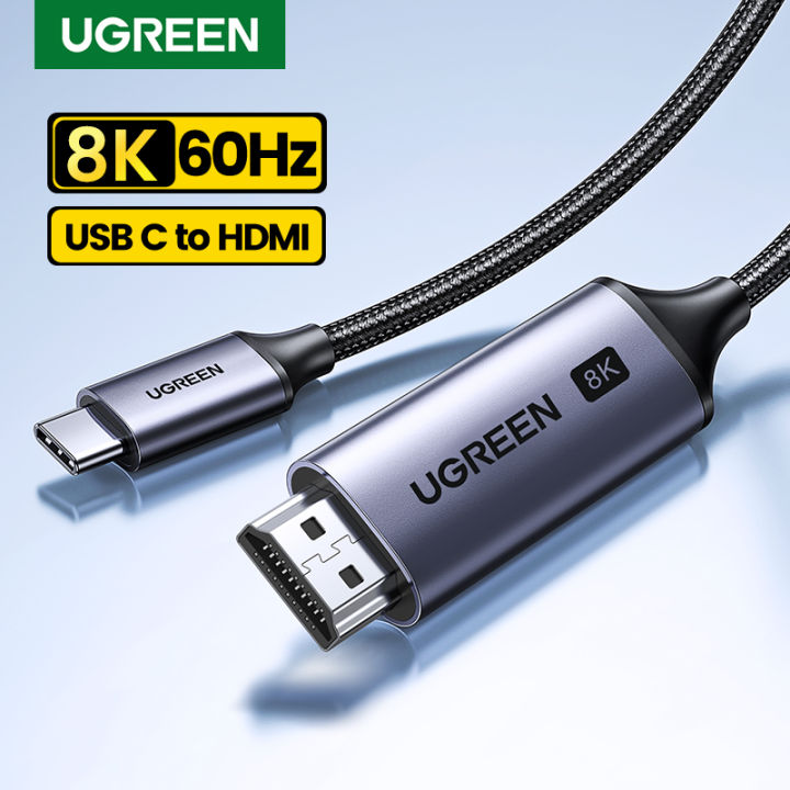 UGREEN 8K 60Hz Type C to HDMI Cable for Samsung Note 20/MacBook Pro ...