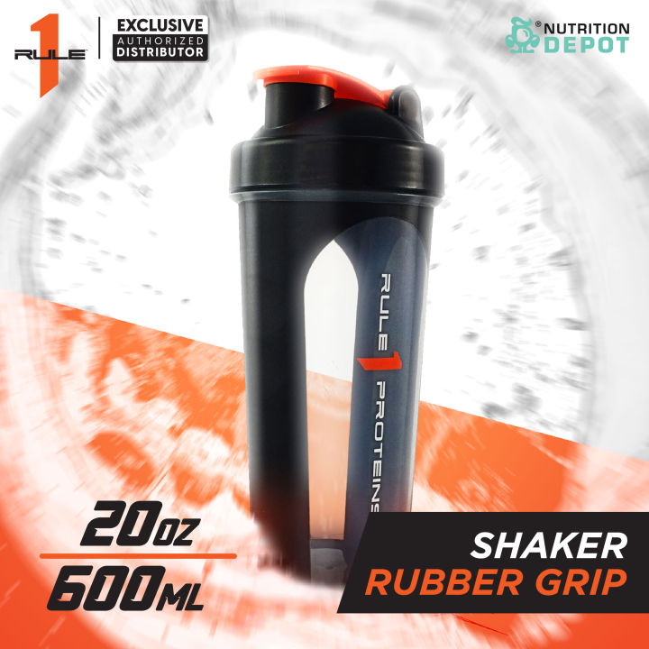 Rule1 Shaker Rubber Grip 600ml - Black | Lazada.co.th