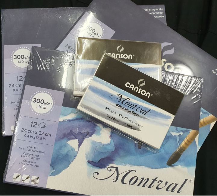 Canson Montval Watercolor Paper 300gsm | Lazada PH