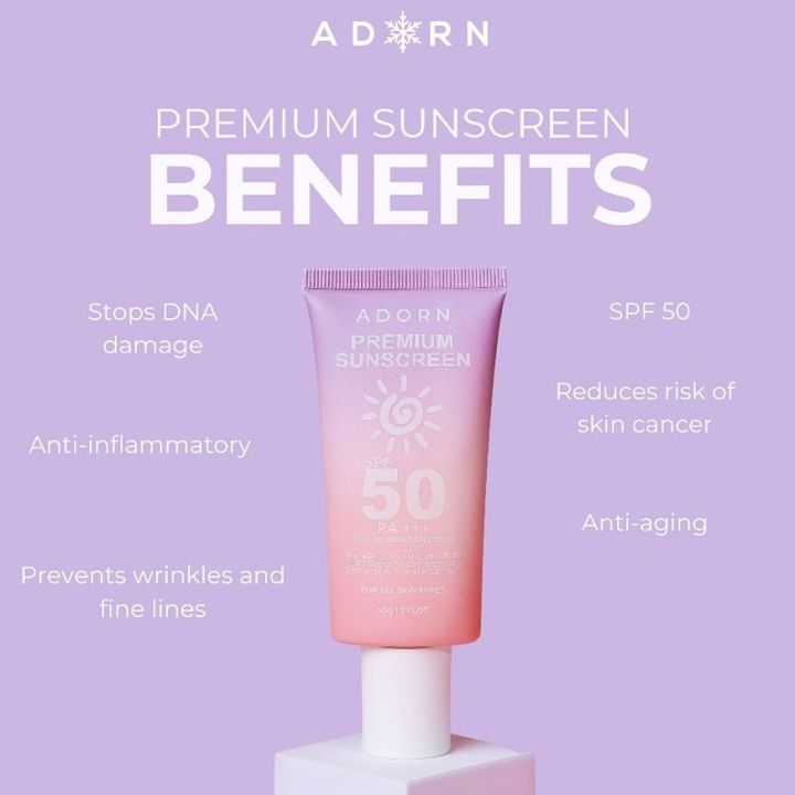 Adorn Premium Sunscreen Spf50+++ | Lazada PH