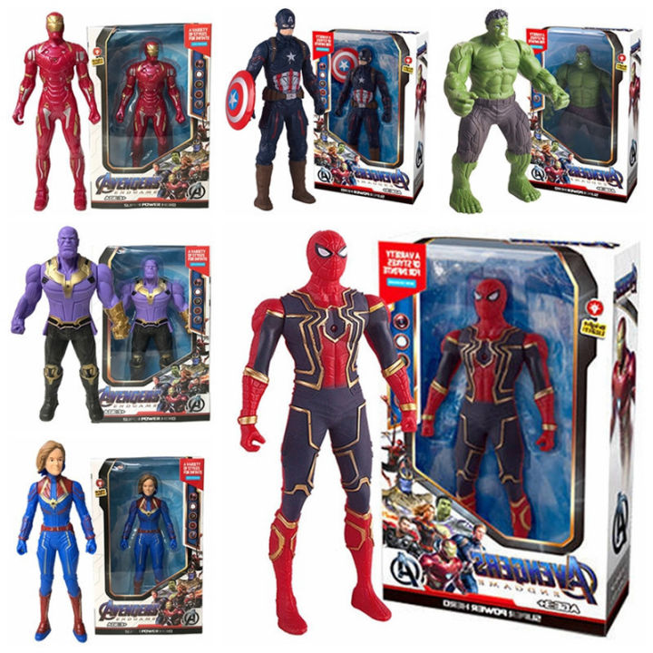 12 inch With Light & Sound Marvel Avengers Super Heroes Action toys ...