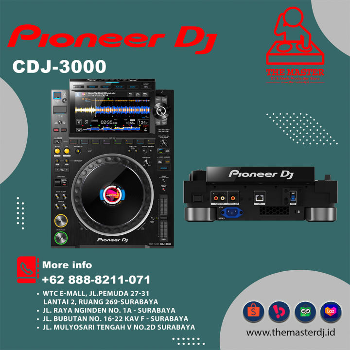 [Ready Stock] Pioneer DJ CDJ-3000 | CDJ 3000 | CDJ3000 Professional DJ Multi Player | Lazada ...