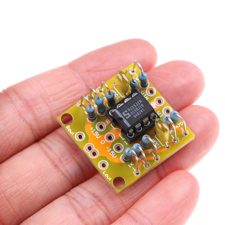 Dual OP Amp Board Preamp DC Amplification PCB for NE5532 OPA2134 ...