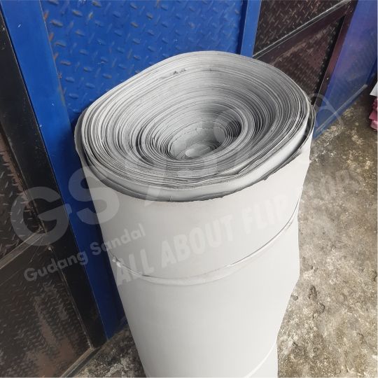 SPON EVA /BUSA ATI BENTUK LEMBARAN WARNA ABU MUDA TEBAL 1,5 - 2 MILI ...