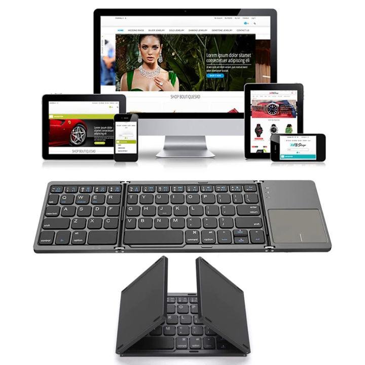 Portable foldable folding keyboard mini wireless Bluetooth keyboard ... Portable foldable folding keyboard mini wireless Bluetooth keyboard ...