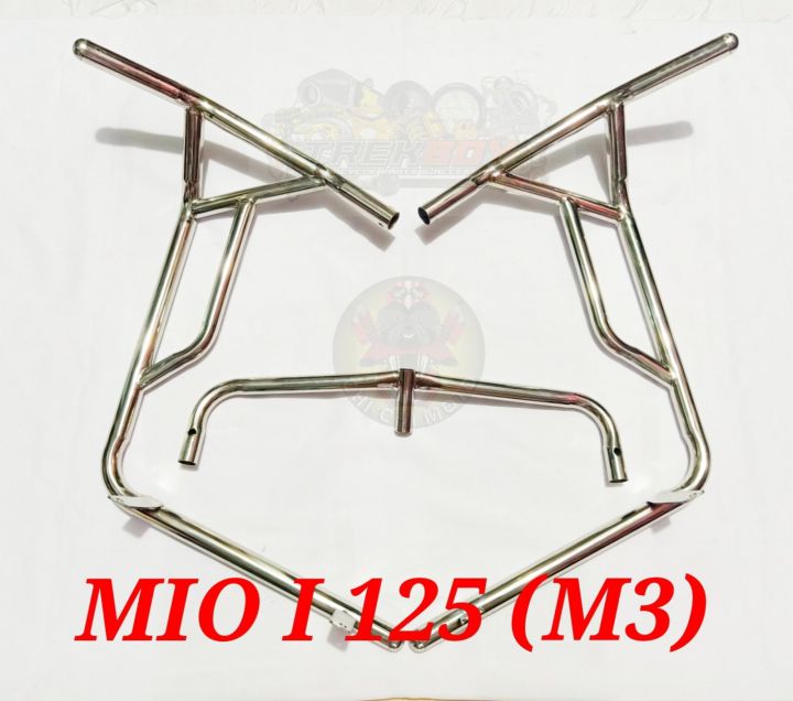 YAMAHA MIO i 125 ( M3 ) CRASH GUARD - PURE STAINLESS 304 Full Armor ...