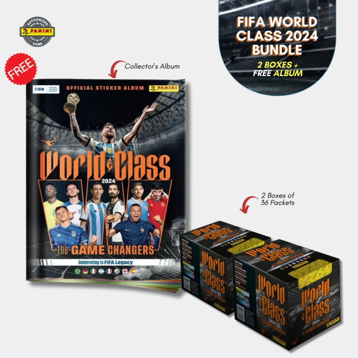 Panini FIFA World Class 2024 Official Sticker Collection The Game ...