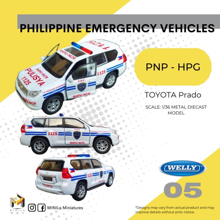 05 [Minila Miniatures] 1:36 scale Toyota Prado - P.N.P.-H.P.G ...