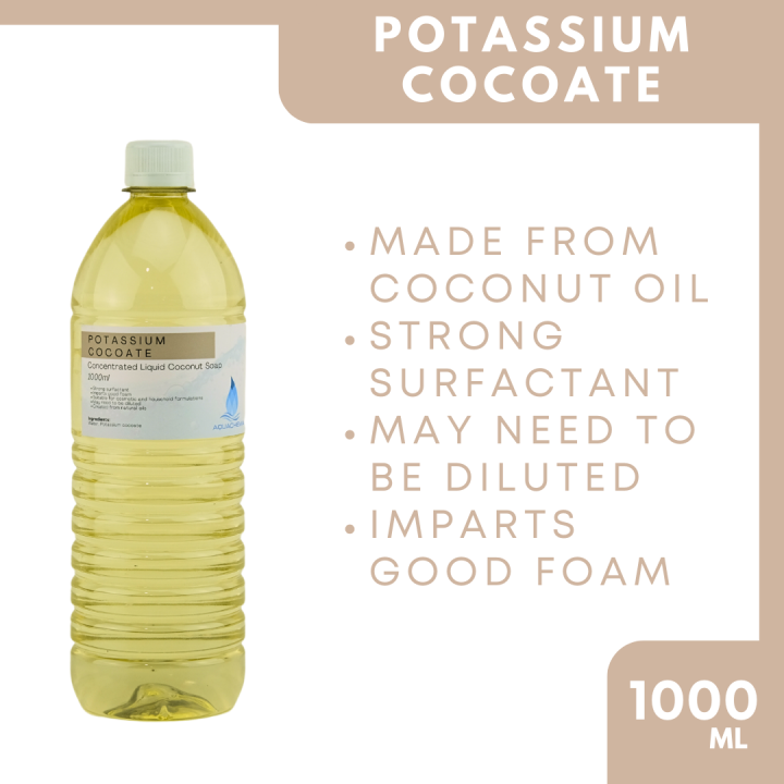 Potassium Cocoate (Pure Concentrated Coconut Castile Soap) 1000mL ...