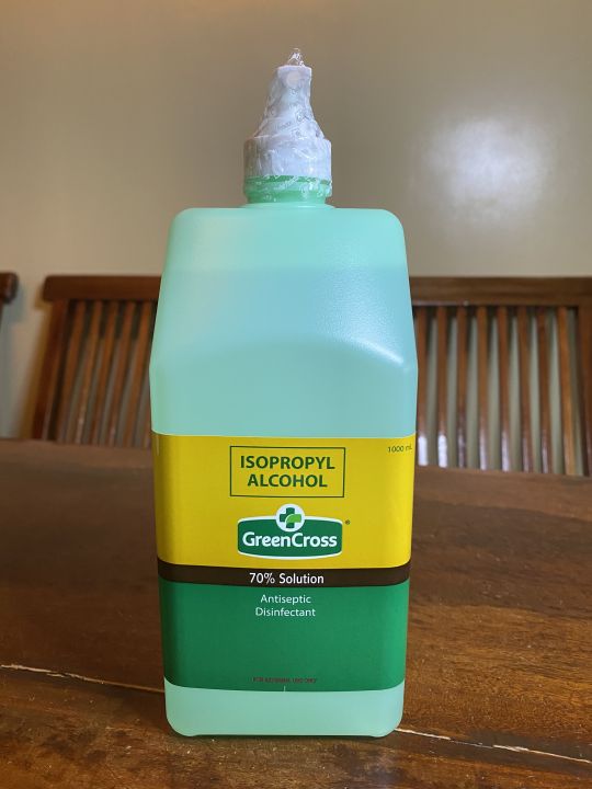 GreenCross 70% Alcohol Isopropyl PUMP 1000ML | Lazada PH