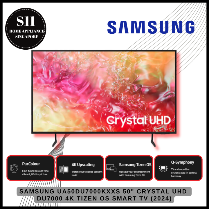 SAMSUNG UA50DU7000KXXS 50" CRYSTAL UHD DU7000 4K TIZEN OS SMART TV ...
