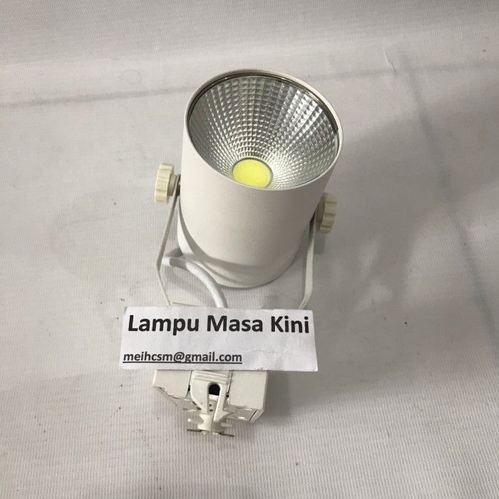 Lampu Led COB Track Light 12 watt body Putih Cahaya Putih Mikiyo ...