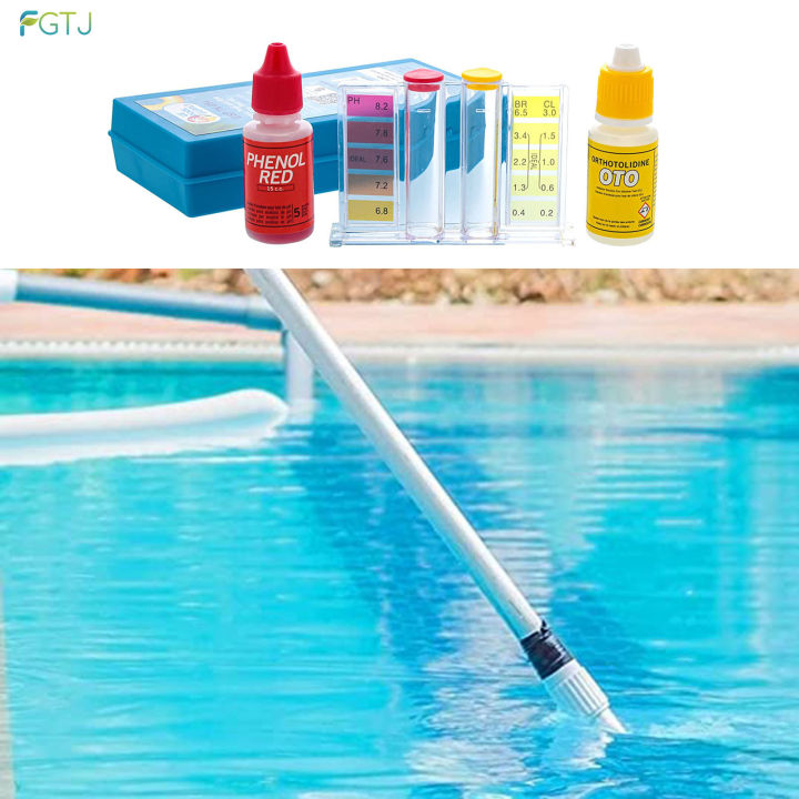 FGTJ Swimming Pool Spa Water Chemical Test Kit Reagent pH Indicator ...