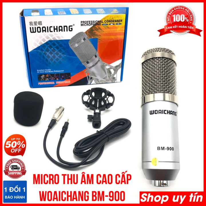 Mic Thu Âm Bm 900 Waichang, Chuyên Dụng Cho Thu Âm Livestream Tiktok ...