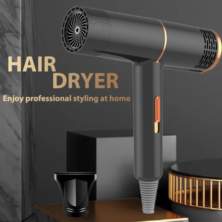 Mini Hair Blower Dryer Foldable Electric Hair Blower Double Temperature ...