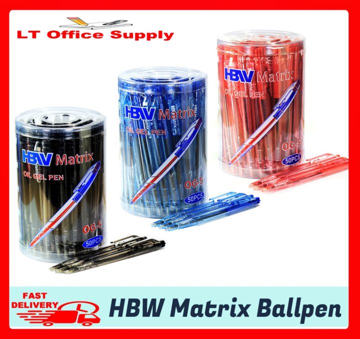 HBW matrix ballpen rectractable pen | Lazada PH
