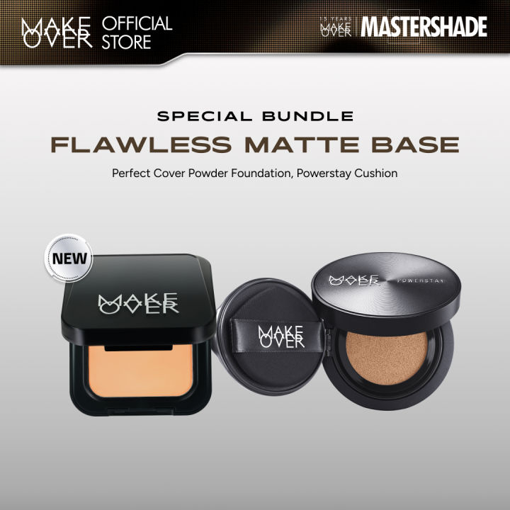 MAKE OVER Flawless Matte Base Bundle: NEW! Perfect Cover Powder ...