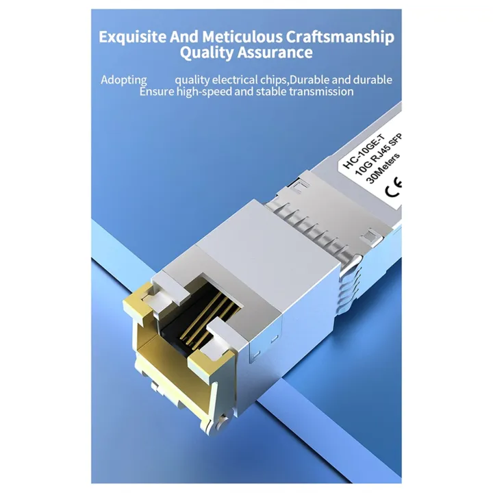 10G SFP+ Module 10GbE Copper SFP Modules Optical Port Turn to RJ45 ...