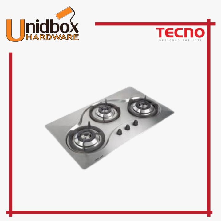 SR98SV 90CM Stainless Steel Hob/Tecno/3 Burners/Kitchen Appliances/Gas ...