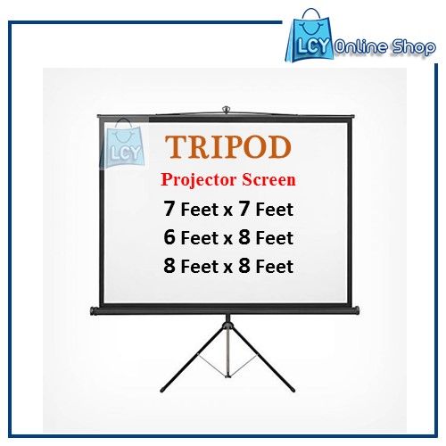 Portable Projector Tripod Screen 7x7 8x6 8x8 - Ronald Jack High Quality ...