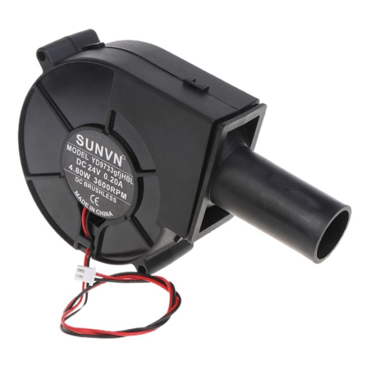 2Pin BBQ Blower Fan 5V 12V 24V Charcoal Starter Cooking Grill Fans for ...