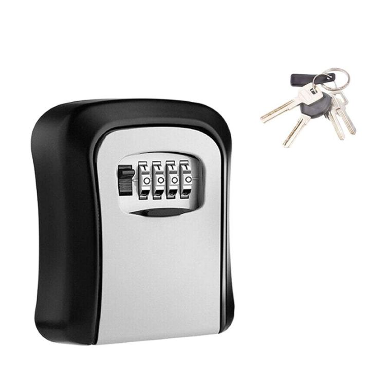 Key Lock Box Combination Lock Box Wall Mounted Waterproof Key Storage ...