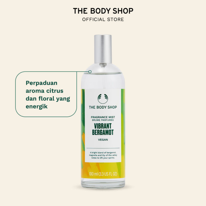 The Body Shop Vibrant Bergamot Body Mist Fragrance 100Ml | Lazada Indonesia