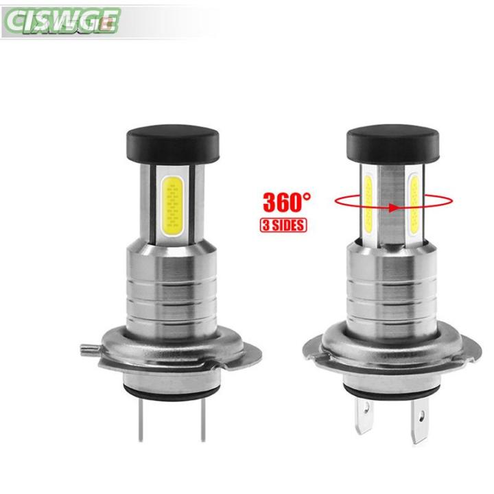 CISWGE 110W 30000LM H7 LED Car Headlight Conversion Globes Canbus Bulbs ...