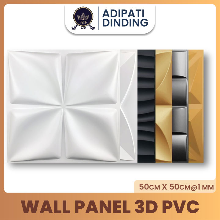 WALL PANEL 3D PVC / DEKORASI DINDING WALLPAPER DINDING PANEL ...