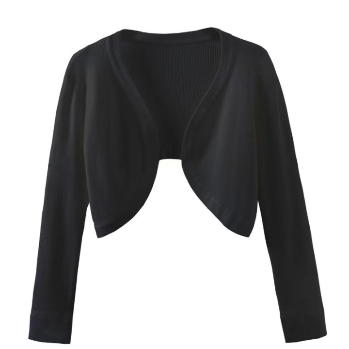 Gakki เสื้อคลุมกันแดดแขนยาวไหมพรมผ้านิ่มใส่สบาย ฟรีไซส์ พร้อมส่ง 1180# | Lazada.co.th