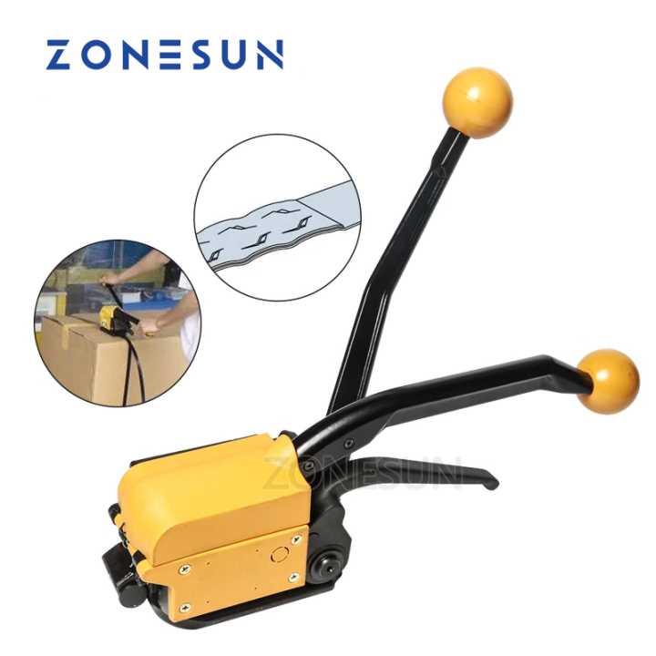ZONESUN A333 13–19 mm Steel Strip Manual Sealless Strapping Tool | Lazada