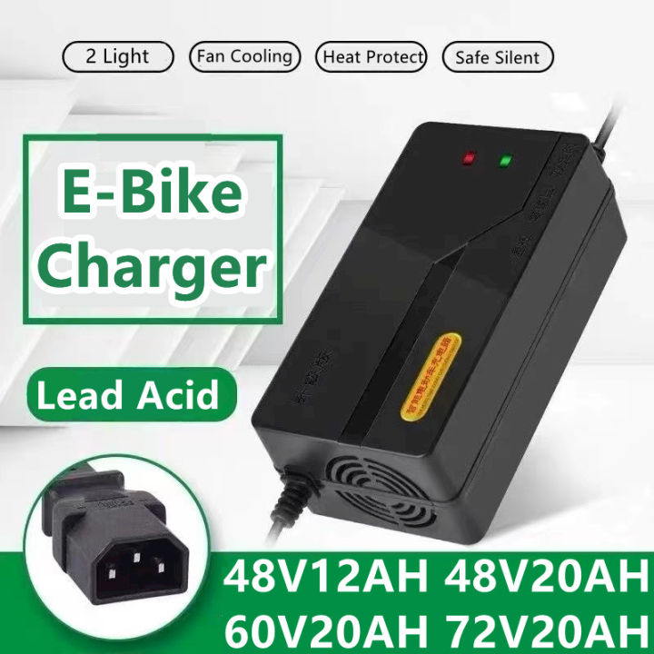 48V 12AH 48V 20AH 60V 20AH 72V 20AH with Fan Electric Bike charger ...