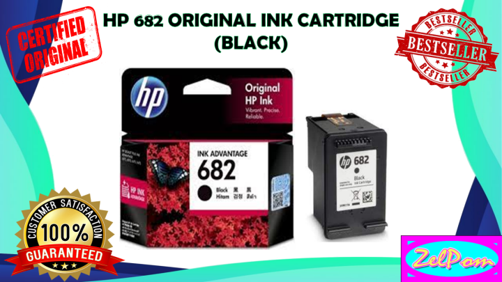 HP 682 ORIGINAL INK ADVANTAGE CARTRIDGE (BLACK) | Lazada PH