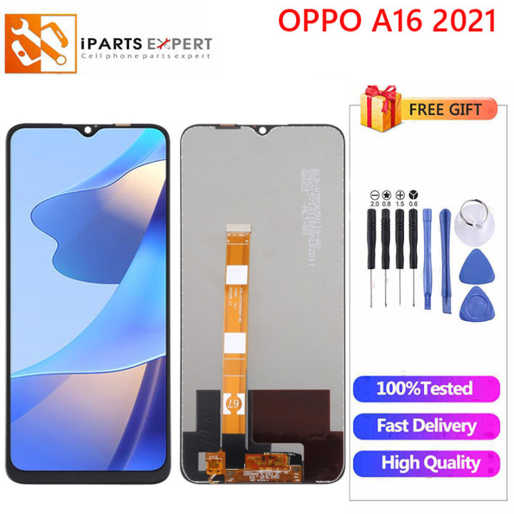 IPARTSEXPERT Original LCD For OPPO A16 2021 CPH2269 LCD Touch Digitizer Screen With Frame ...