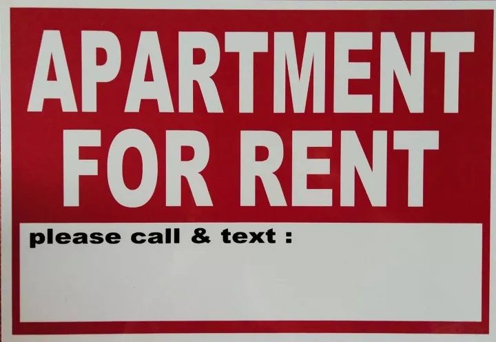 Laminated Apartment for rent signage A4 Size | Lazada PH