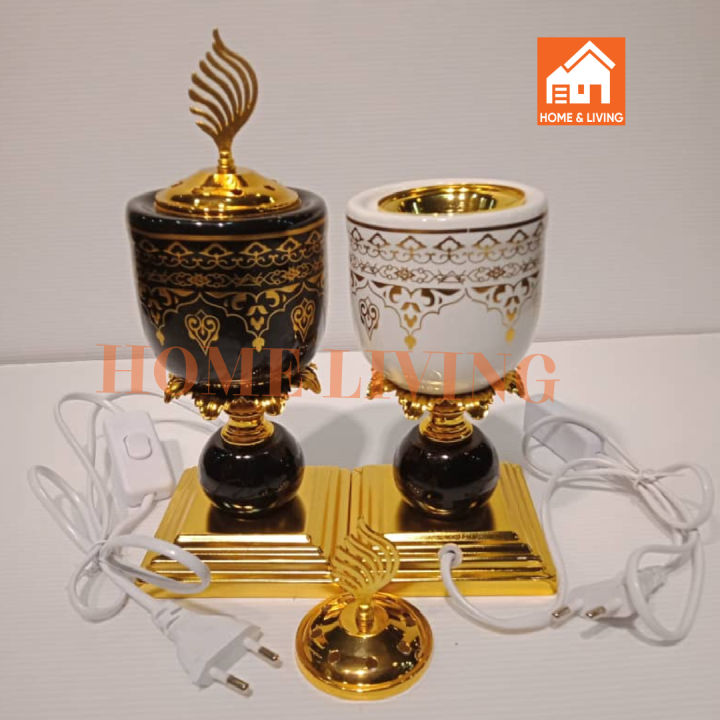 Mabkhara Electric Arabic Incense Burner for Bakhoor - Electric Mabkhara ...