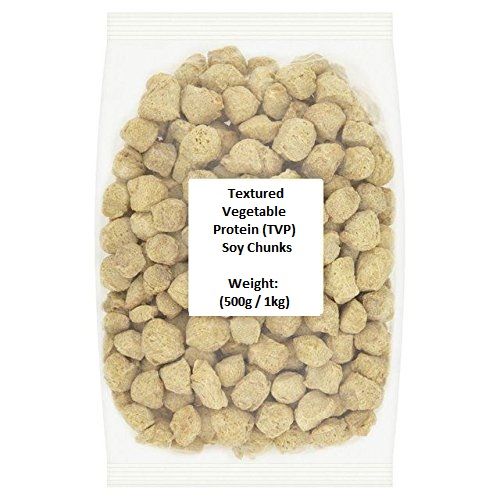 Vegan Textured Vegetable Protein (TVP) Soy Chunks 大豆肉 (500g / 1kg ...