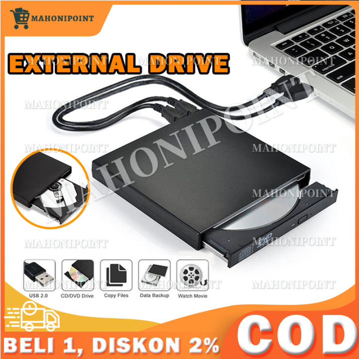 CD ROM Drive External DVD Drive Slim Portable Optical Drive Writer ...