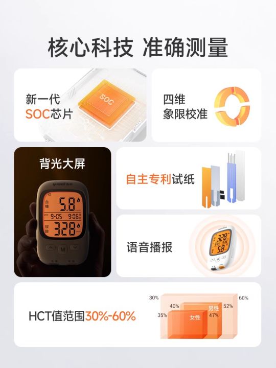 Fish Leaping Uric Acid Detector Home Test Blood Glucose Meter Accurate ...