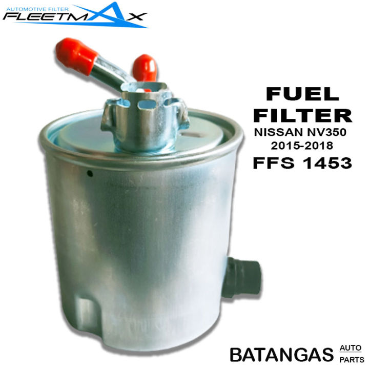 FLEETMAX FUEL FILTER FOR NISSAN NV350 2015-2018 PART NO. FFS 1453 (1PC ...
