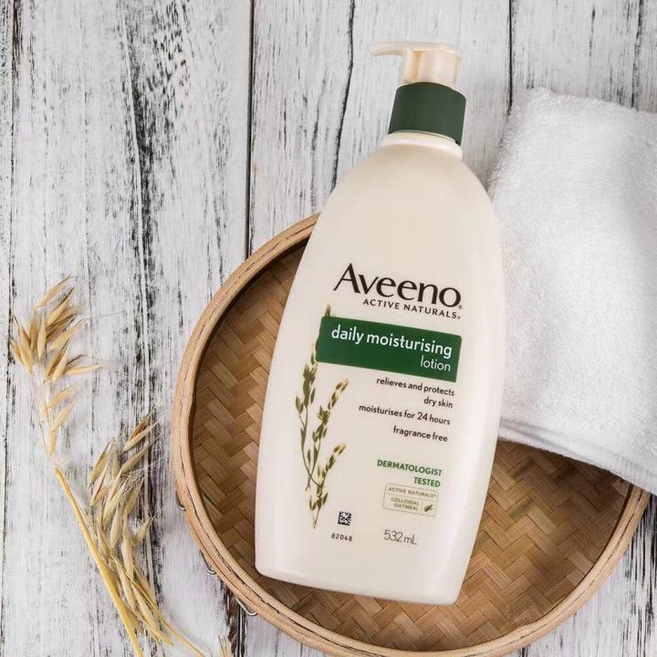 Aveeno Daily Moisturizing Lotion 591ml (BLUE) (GREEN) (LAVENDER) (BROWN ...