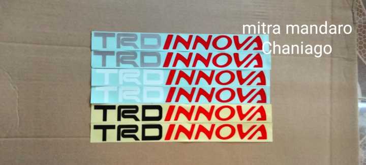 BACAAN STIKER TRD INNOVA | Lazada Indonesia