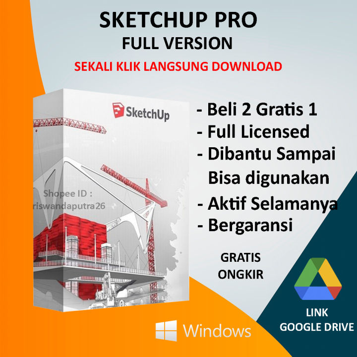 [CD/DVD] Sketchup Pro Full version Full Aktivasi Sketchup 2017 Sketchup ...