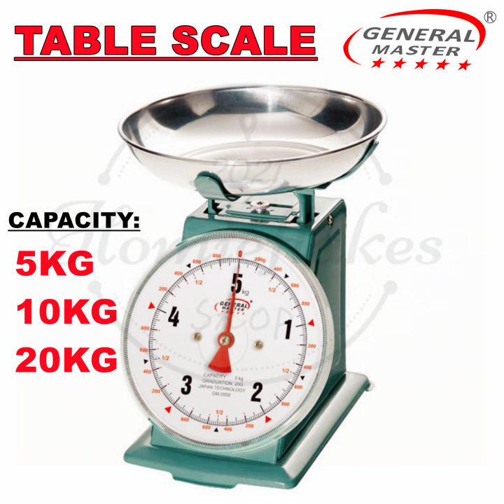 General Master Weighing Scale/Table Scale Dial Spring Scale 5Kg/10kg ...