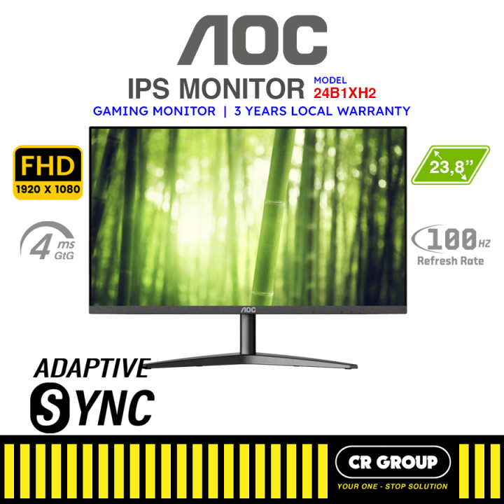 AOC 24B1XH2 - 23.8" FHD IPS Everyday Monitor - 100Hz Refresh Rate - 4ms ...