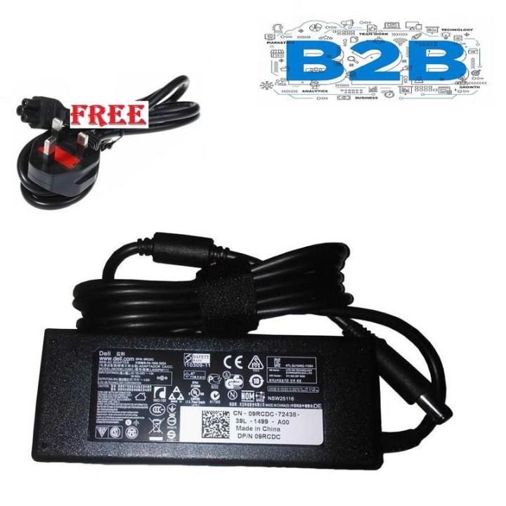 DELL LATITUDE E5400 ADAPTER 19.5V 4.62A 7.4*5.0mm (90W) WITH POWER ...
