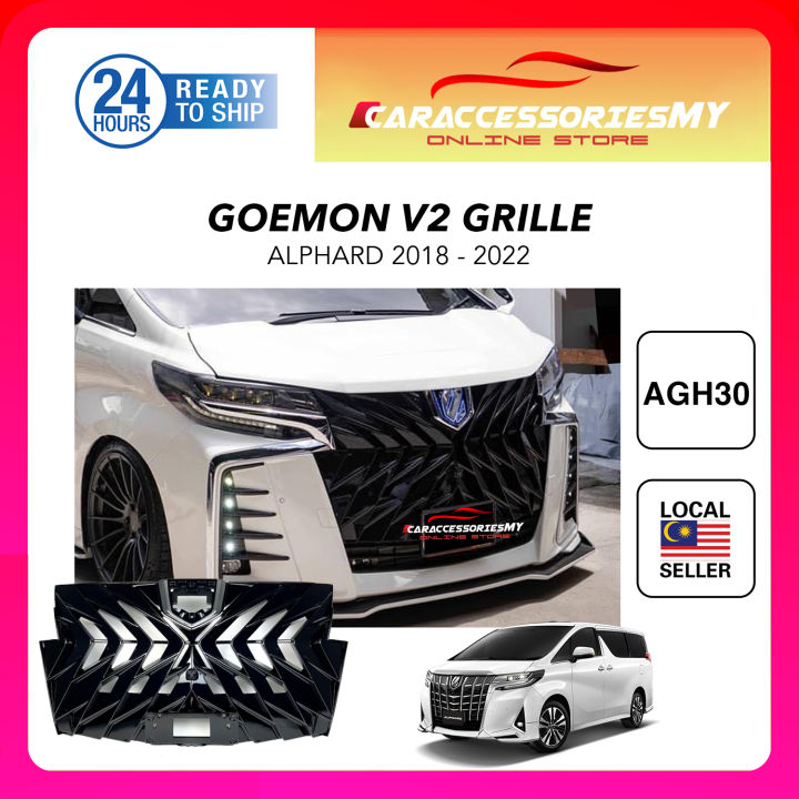 Toyota Alphard AGH30 2018 2019 2020 Facelift WALD front grill grille 魔鬼 ...