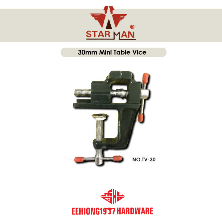 EE HIONG Starman 30mm Mini Table Vice Mini Bench Vice Mini Vice Bench ...