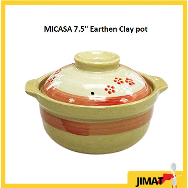⚘MICASA 7.5 EARTHEN CLAY POT | PERIUK TANAH LIAT | CERAMIC POT★ | Lazada