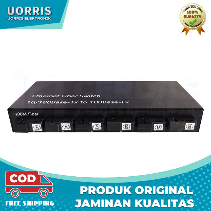 Media Converter 6 Port SC FO 2 LAN Rj45 Fiber Ethernet Switch 6O2E 3O2E ...